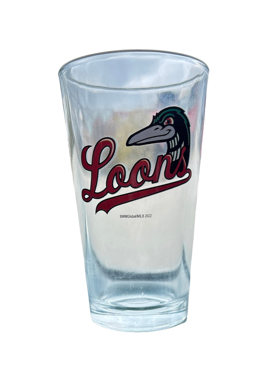 Great Lakes Loons Pint Glass Great Lakes Loons Official Store