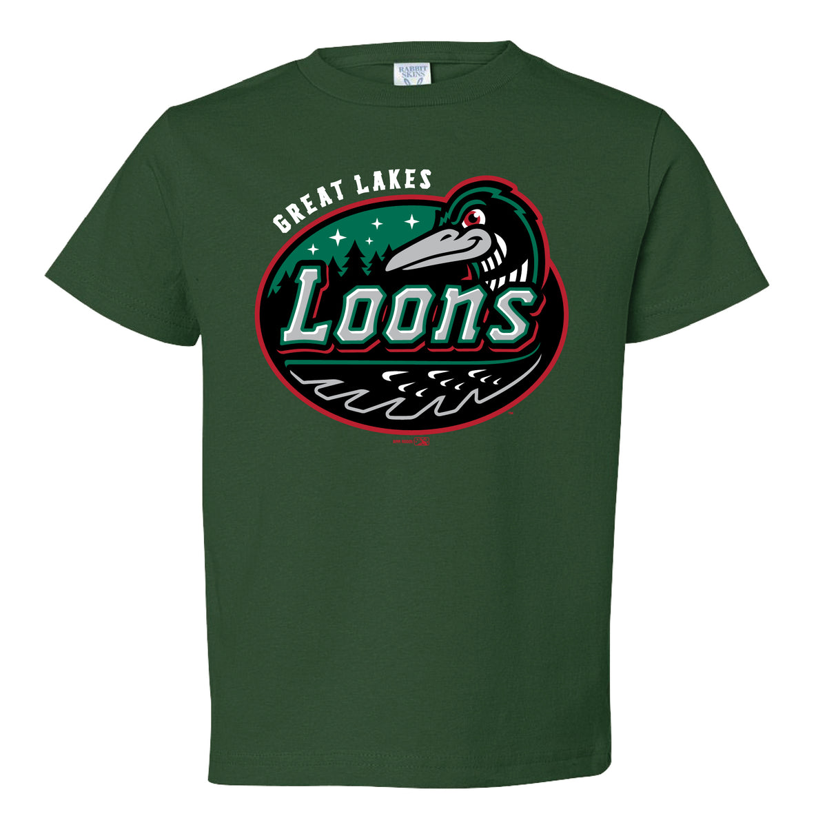 Great Lakes Loons Forest Infant T Shirt Great Lakes Loons Official Store