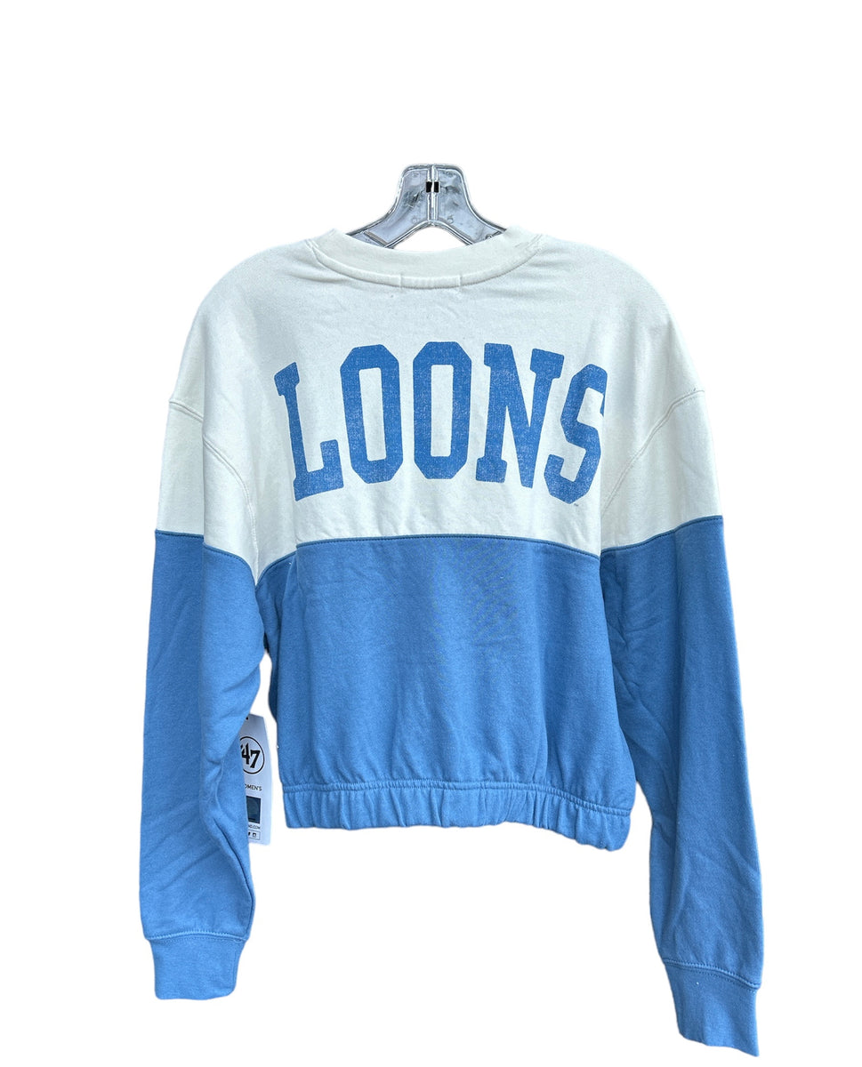 Great Lakes Loons Blue And Sandstone Gl Longsleeve Womens Great Lakes