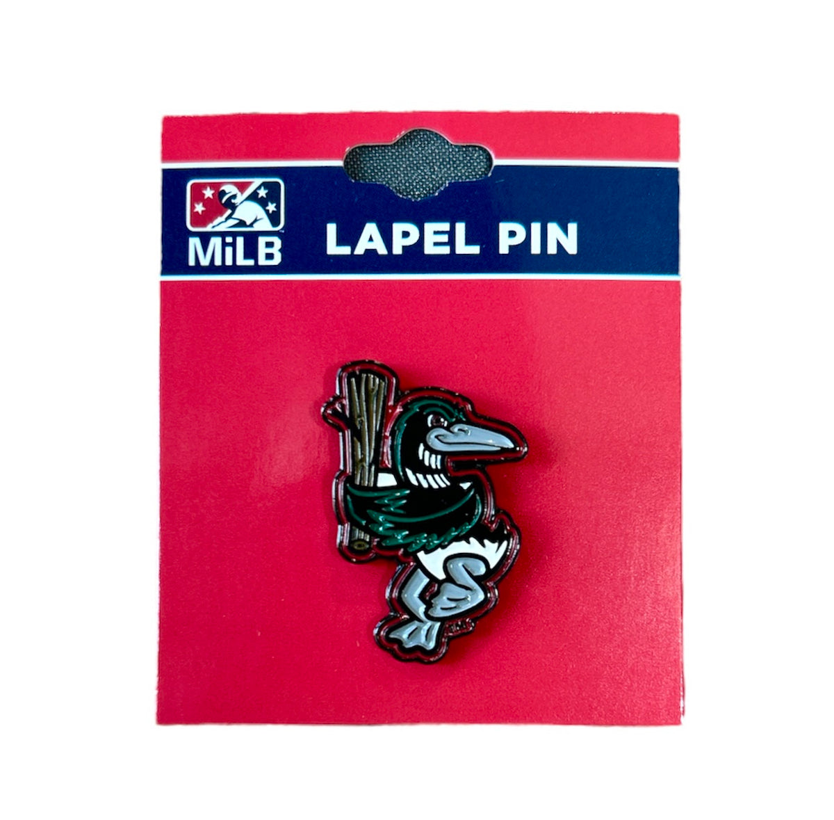 Great Lakes Loons Swinging Loon Mascot Lapel Pin – Great Lakes Loons ...