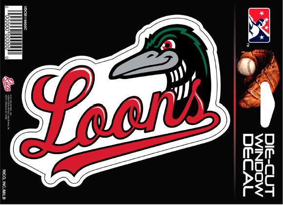 Great Lakes Loons Logo Great Lakes Loons Baseball 2023 Playoff Logo